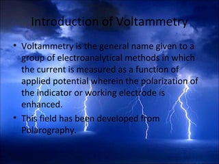Basics of Voltammetry and Potentiometry | PPT