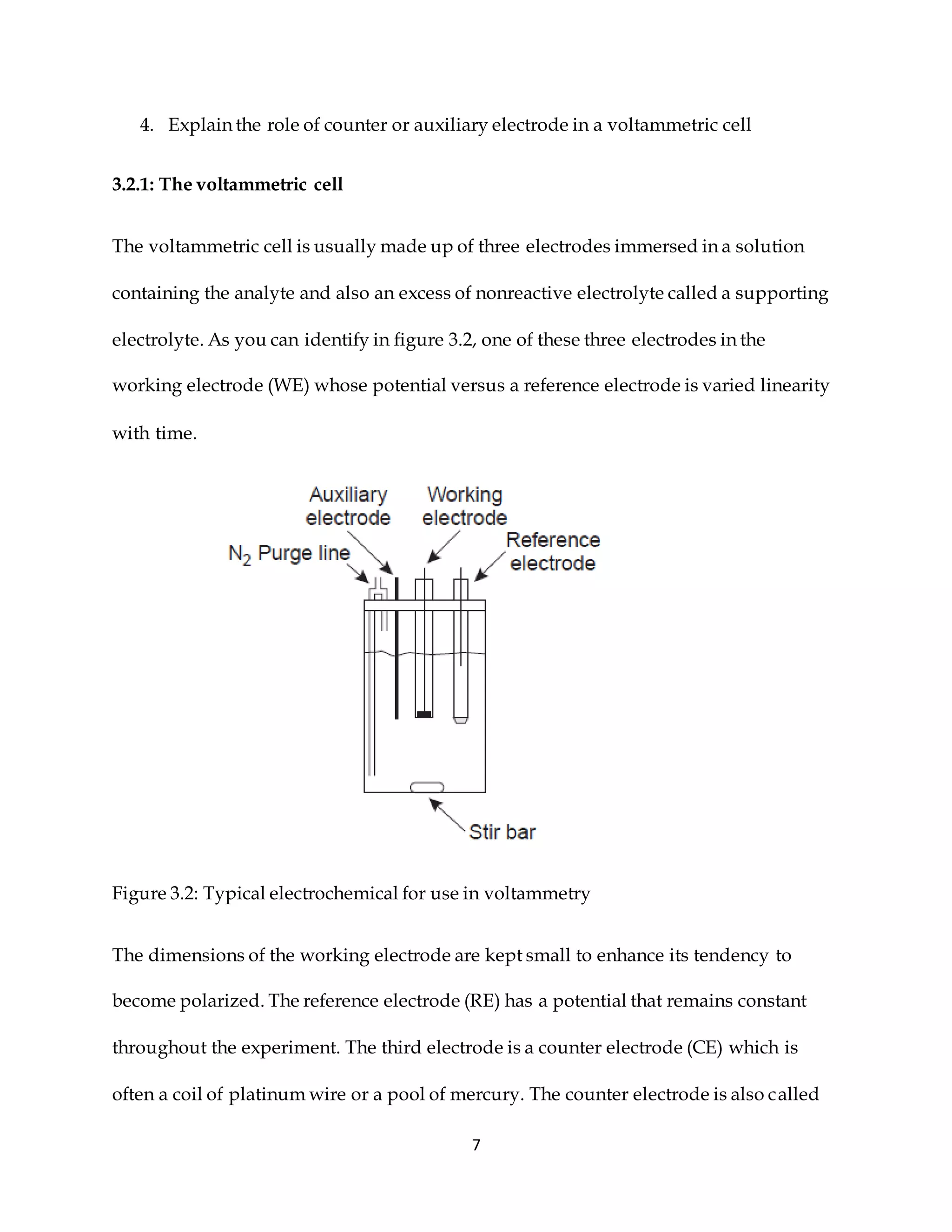 Voltammetry for level 800 students 2021 | DOCX