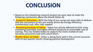 Voltas marketing study | PPTX