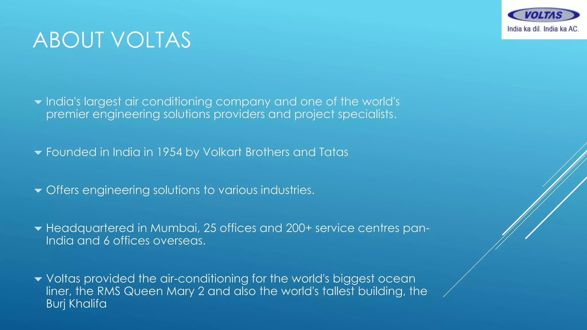 Voltas Air-Conditioners- Service Management | PPTX