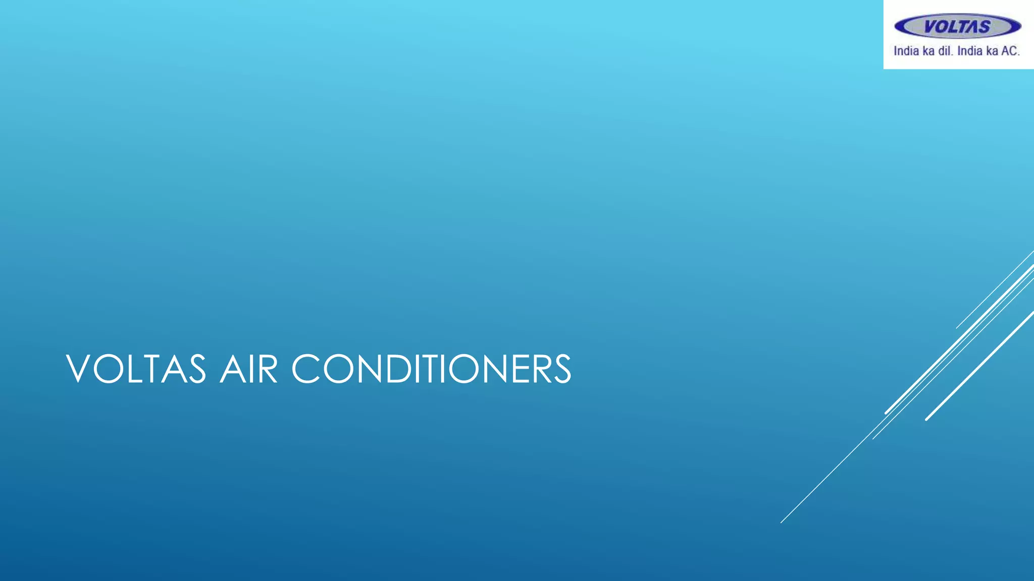 Voltas Air-Conditioners- Service Management | PPTX