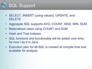 VoltDB : A Technical Overview | PDF