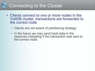 VoltDB : A Technical Overview | PDF