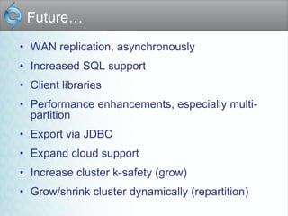 VoltDB : A Technical Overview | PDF