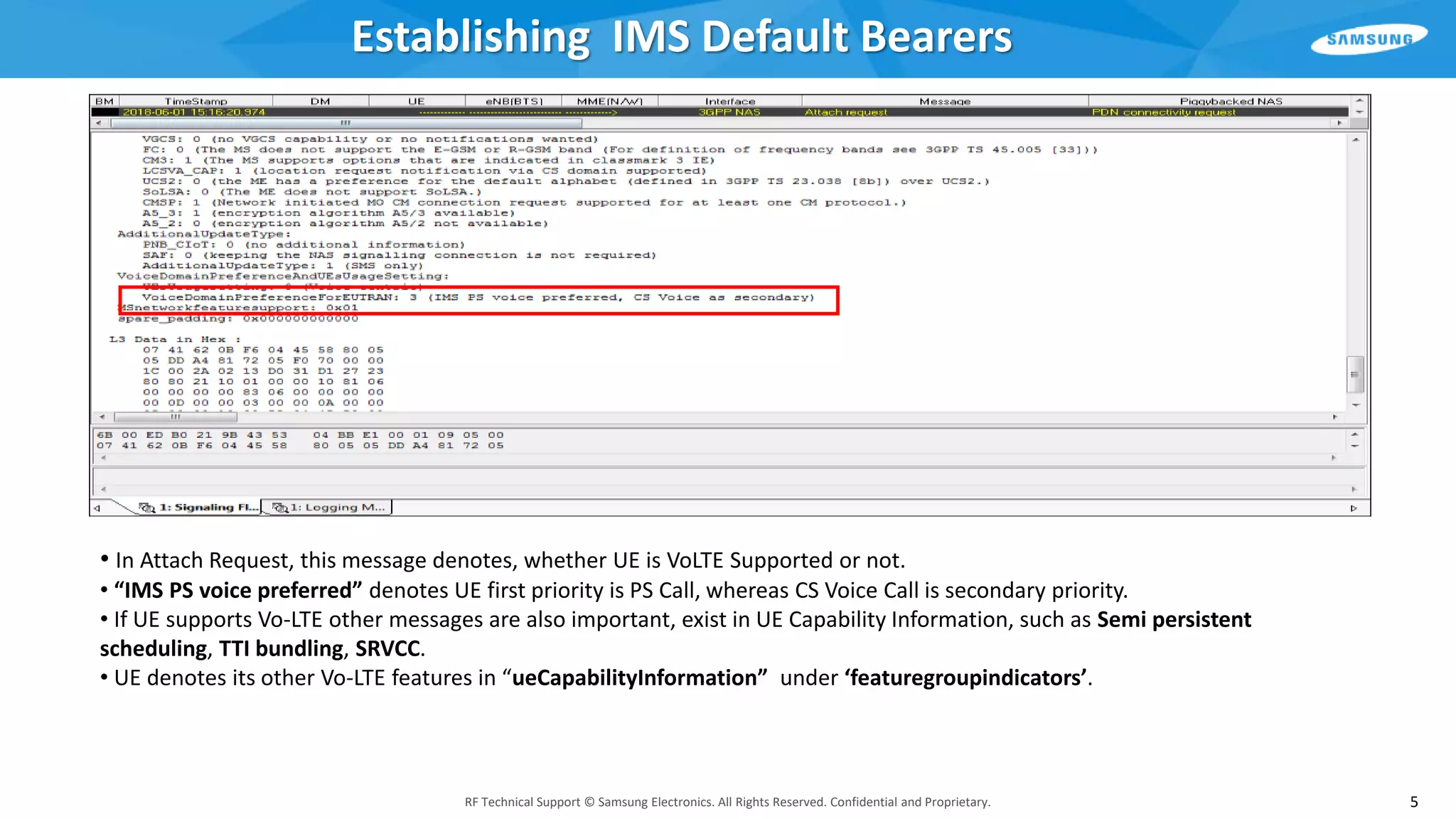 VoLTE Call Flow with XCAP messages pptx.pptx