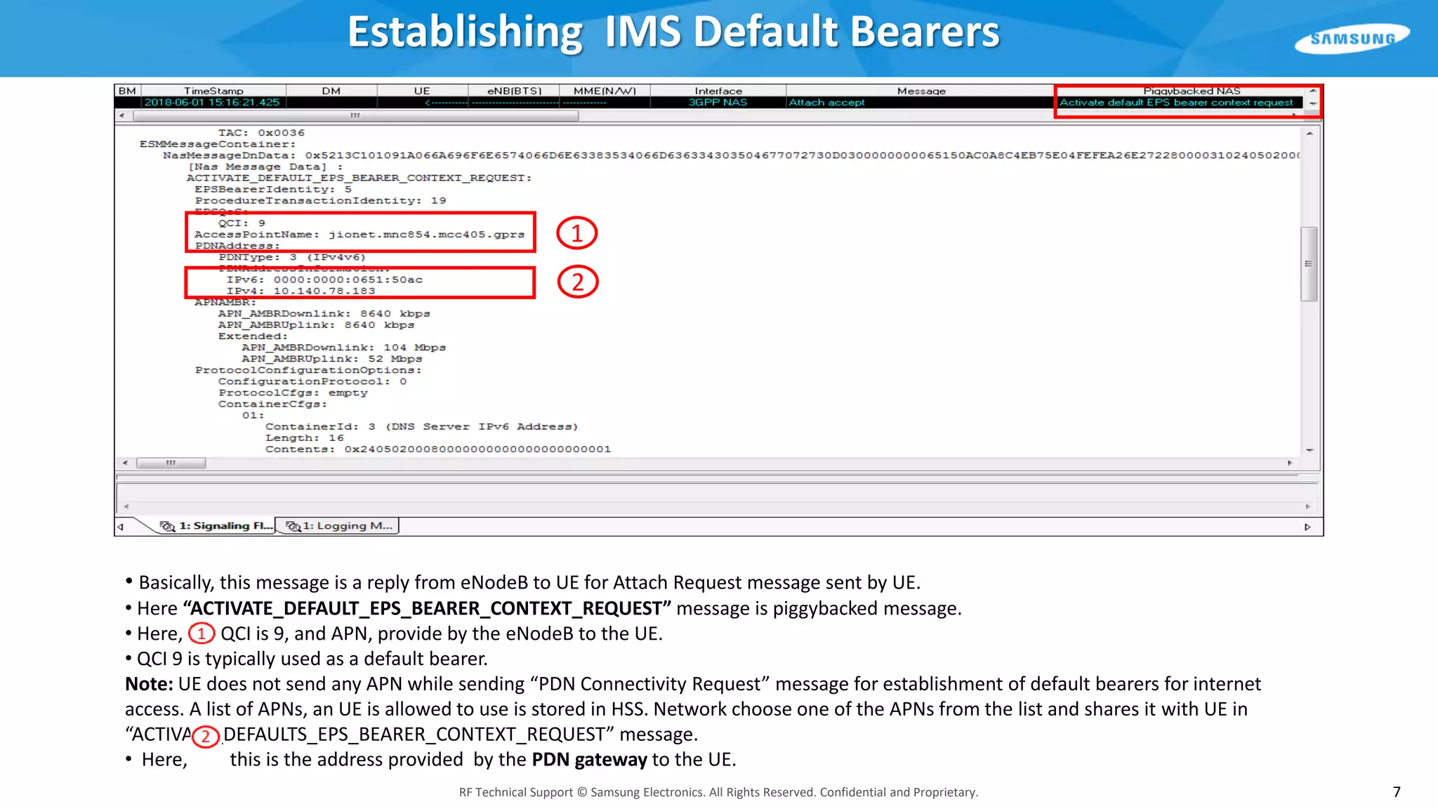 VoLTE Call Flow with XCAP messages pptx.pptx