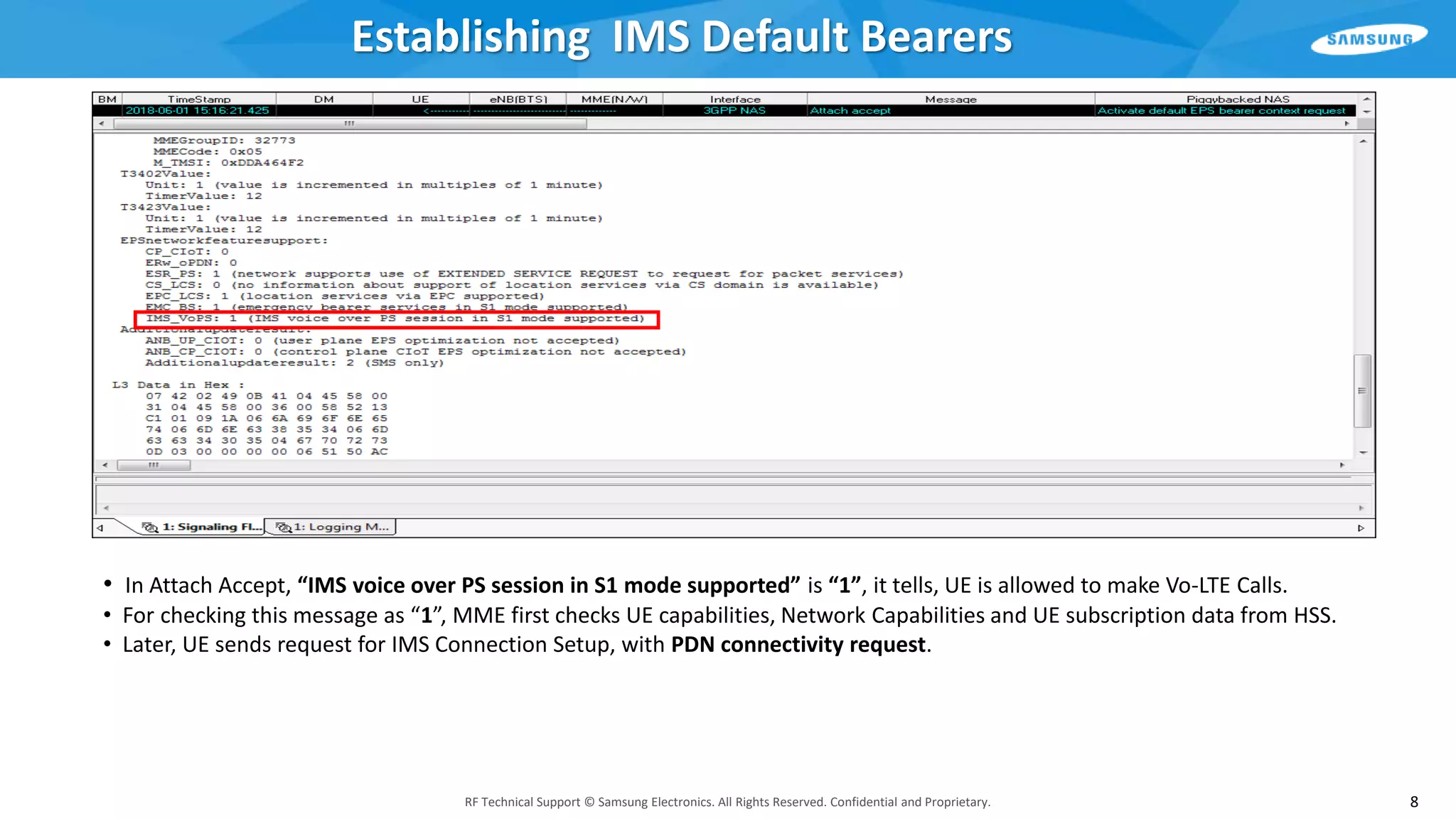 VoLTE Call Flow with XCAP messages pptx.pptx