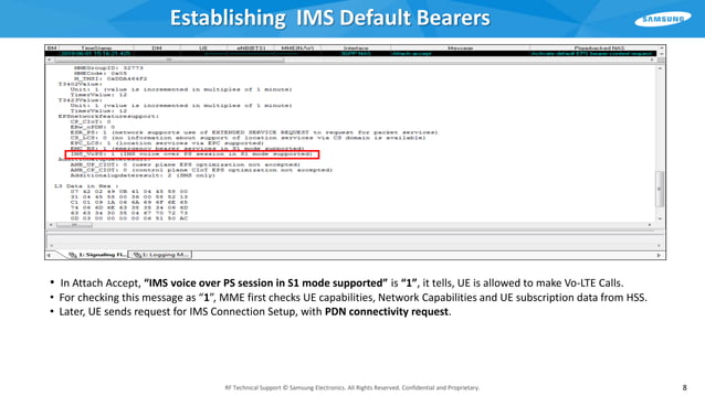 VoLTE Call Flow with XCAP messages pptx.pptx | Operating Systems ...