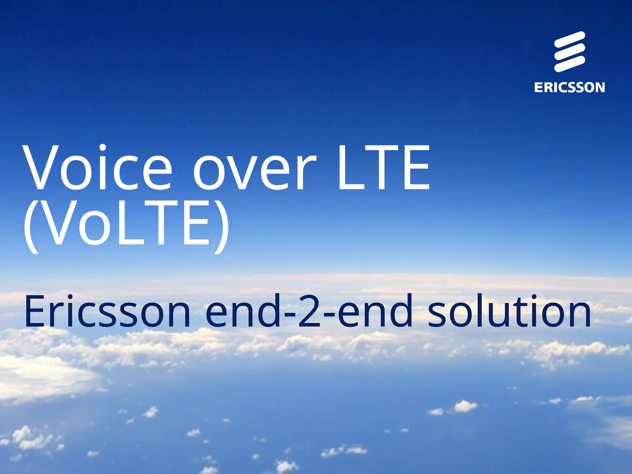 VoLTE overview end to end Presentations | PPT