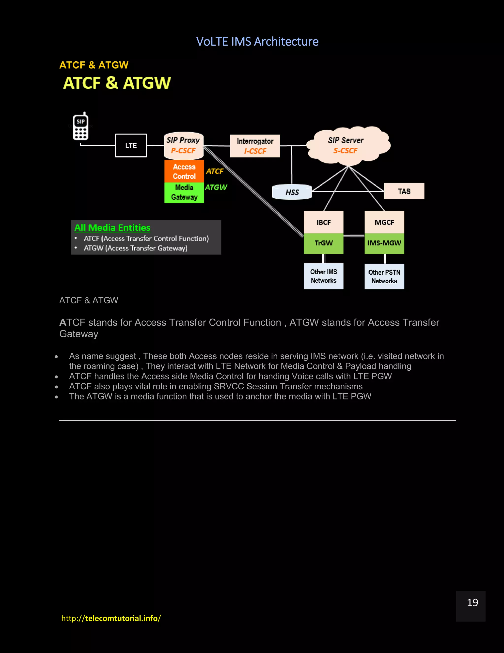 volte ims network architecture tutorial - Explained | PDF