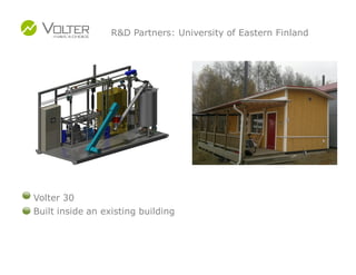 Biomass heat and power , Volter CHP, Cogeneration 40 kWe + 100 kWth | PDF