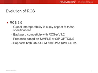 VoLTE & RCS playing the enterprise game | PPT