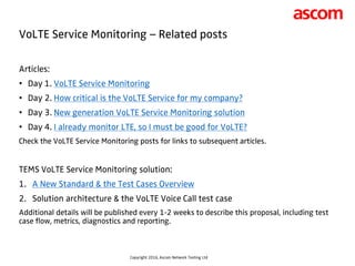 VoLTE Service Monitoring - VoLTE Voice Call | PDF