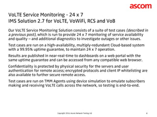 VoLTE Service Monitoring - VoLTE Voice Call | PDF | Internet | Computing