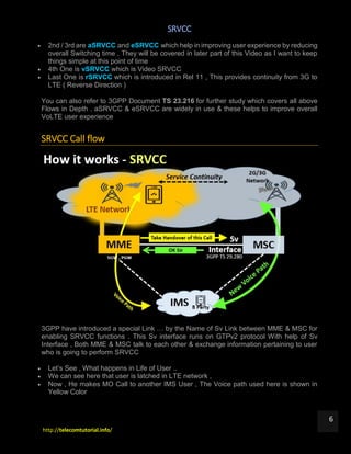 SRVCC (Single Radio Voice Call Continuity) in VoLTE & Comparison with ...