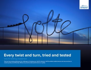 VoLTE Testing Explained | PDF