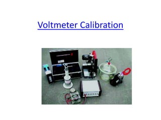 Voltmeter Calibration | PPTX