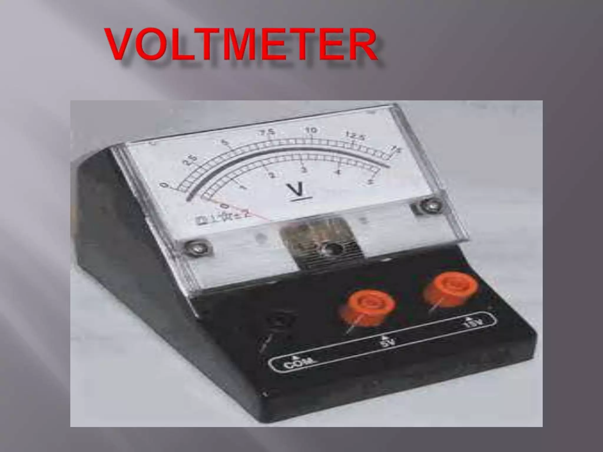 Voltmeter | PPTX