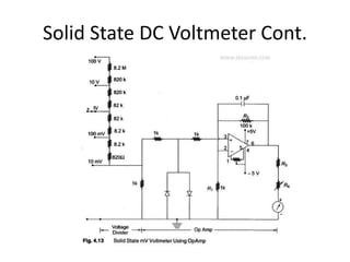 Digital Voltmeter Circuit