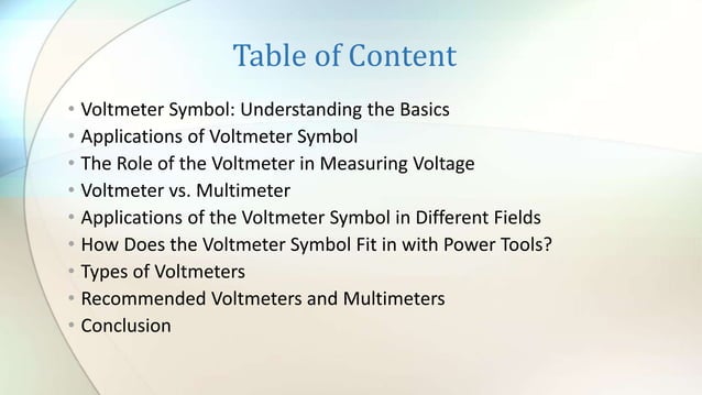 Voltmeter Symbol.pptx