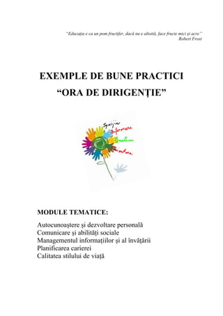 exercitii de dirigentie | PDF