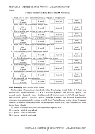 exercitii de dirigentie | PDF