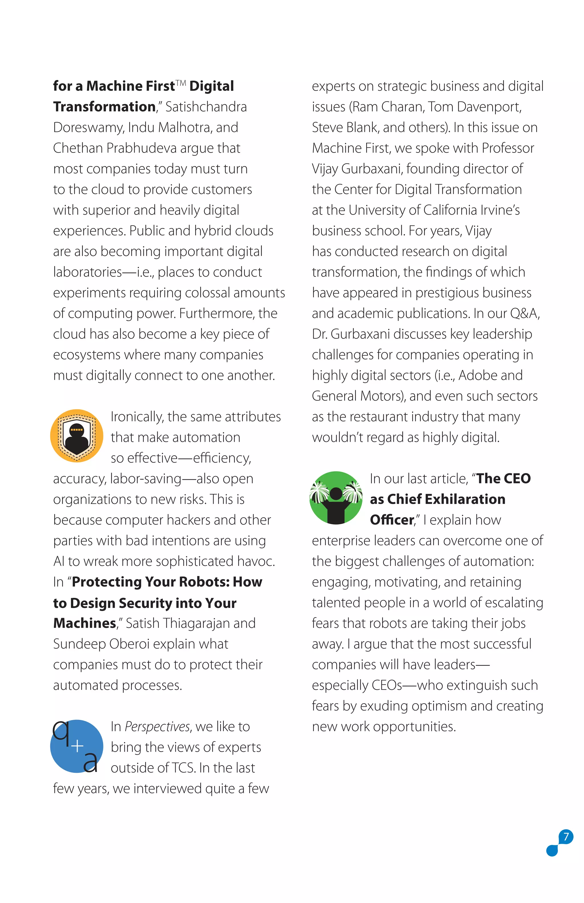 Machine First Approach Towards Digital Transformation of Businesses ...
