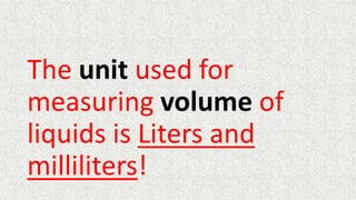 Volume | PPTX | Physics | Science