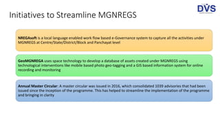 Effective Use of Technology for Welfare Schemes – Case of MGNREGS | PPTX