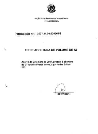 Processo DI vs. SCODB Brasília - JFDF - Volume 02 | PDF