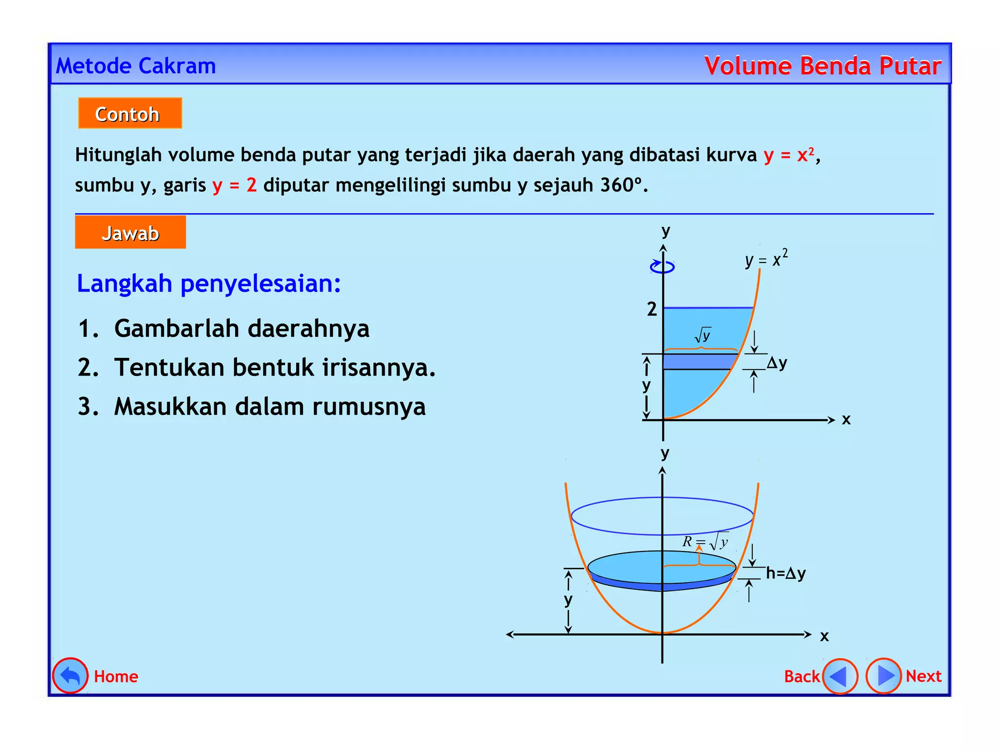 Volume benda-putar | PPT