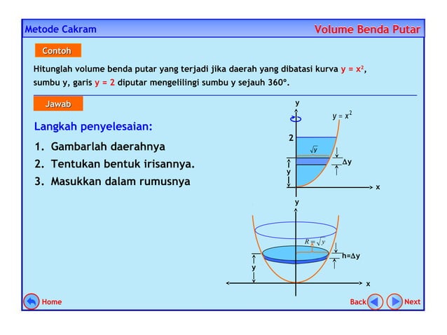 Volume benda-putar | PPT