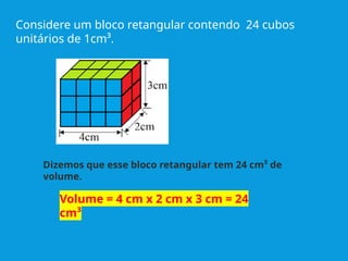 volume-dos-prismas para alunos de 7 ano inicial | PPTX