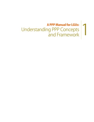 Volume 1 - LGU PPP Manual | PDF