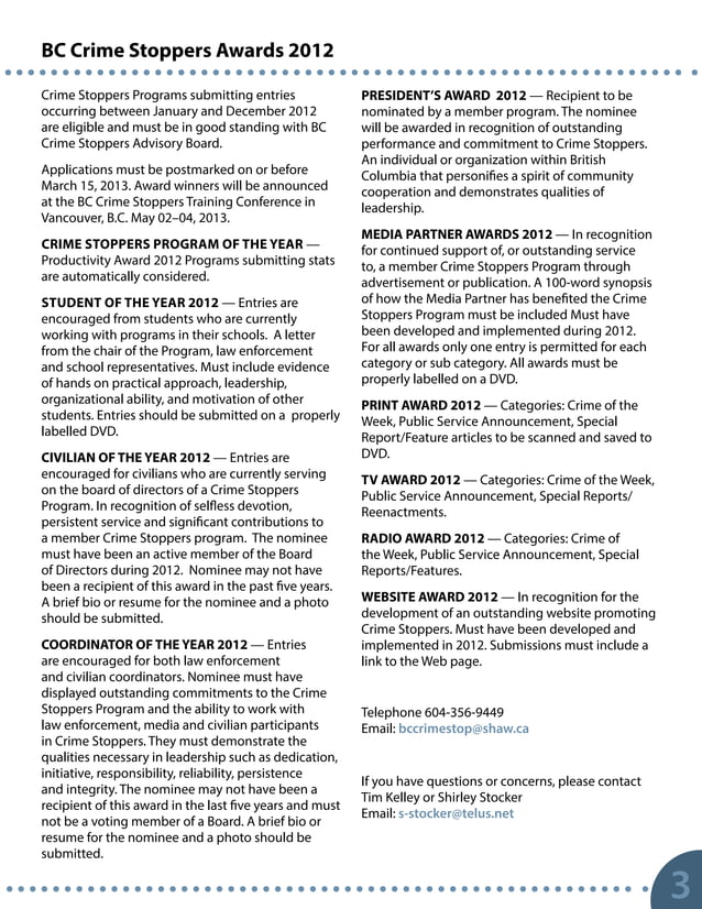 Crime Stoppers Volume 19 Issue 3 | PDF