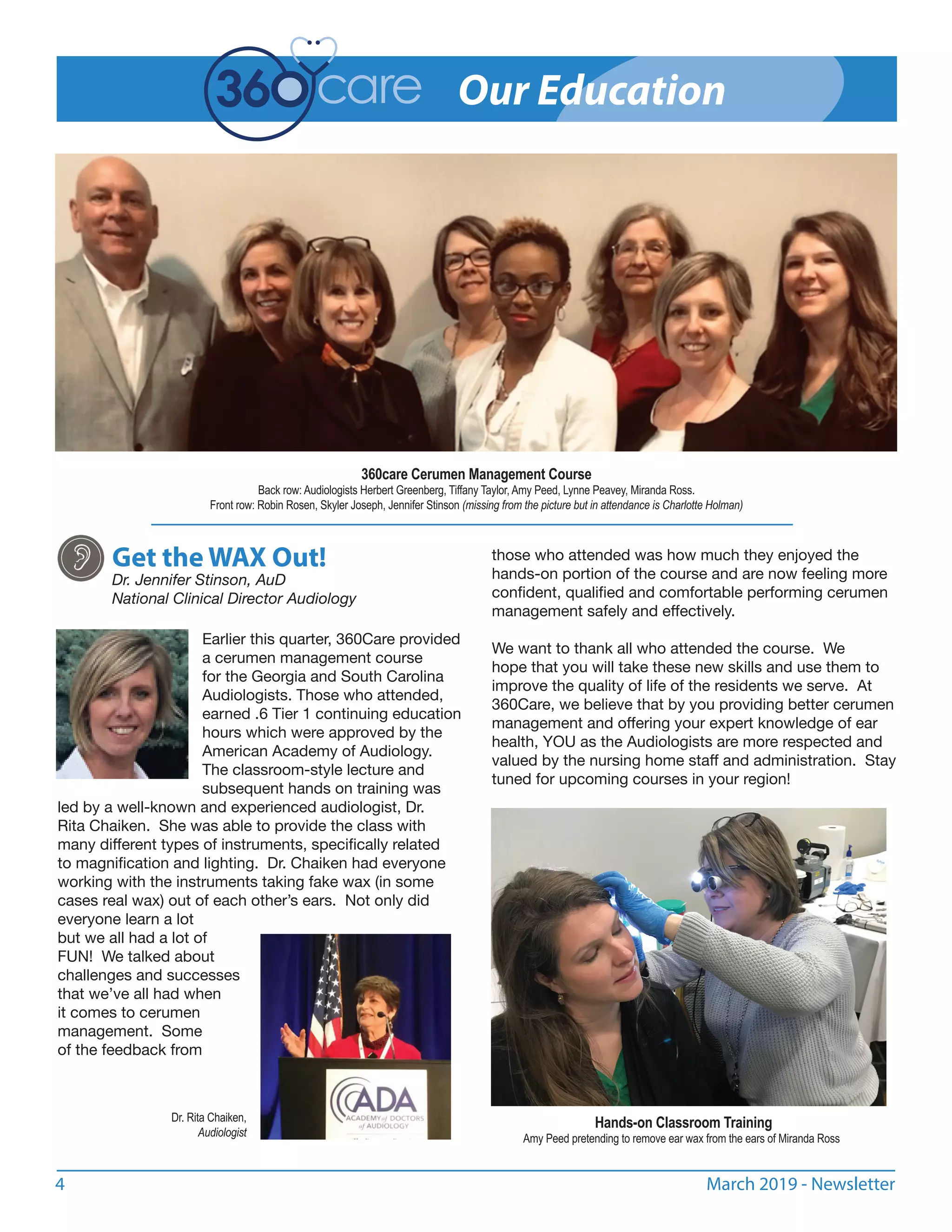 360care Connection March Newsletter | PDF