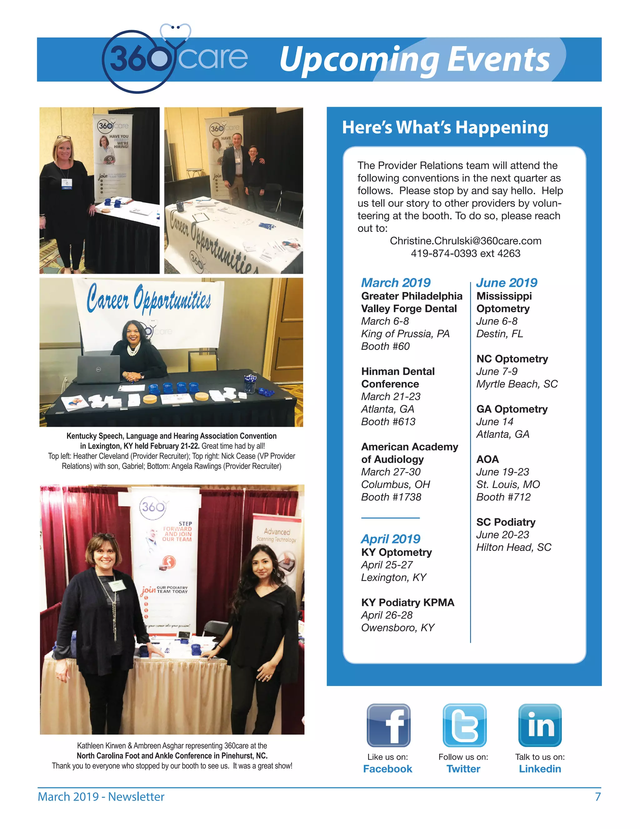 360care Connection March Newsletter | PDF