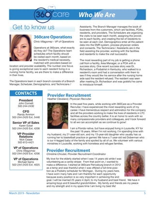 360care Connection March Newsletter | PDF