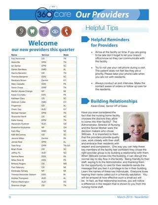 360care Connection March Newsletter | PDF
