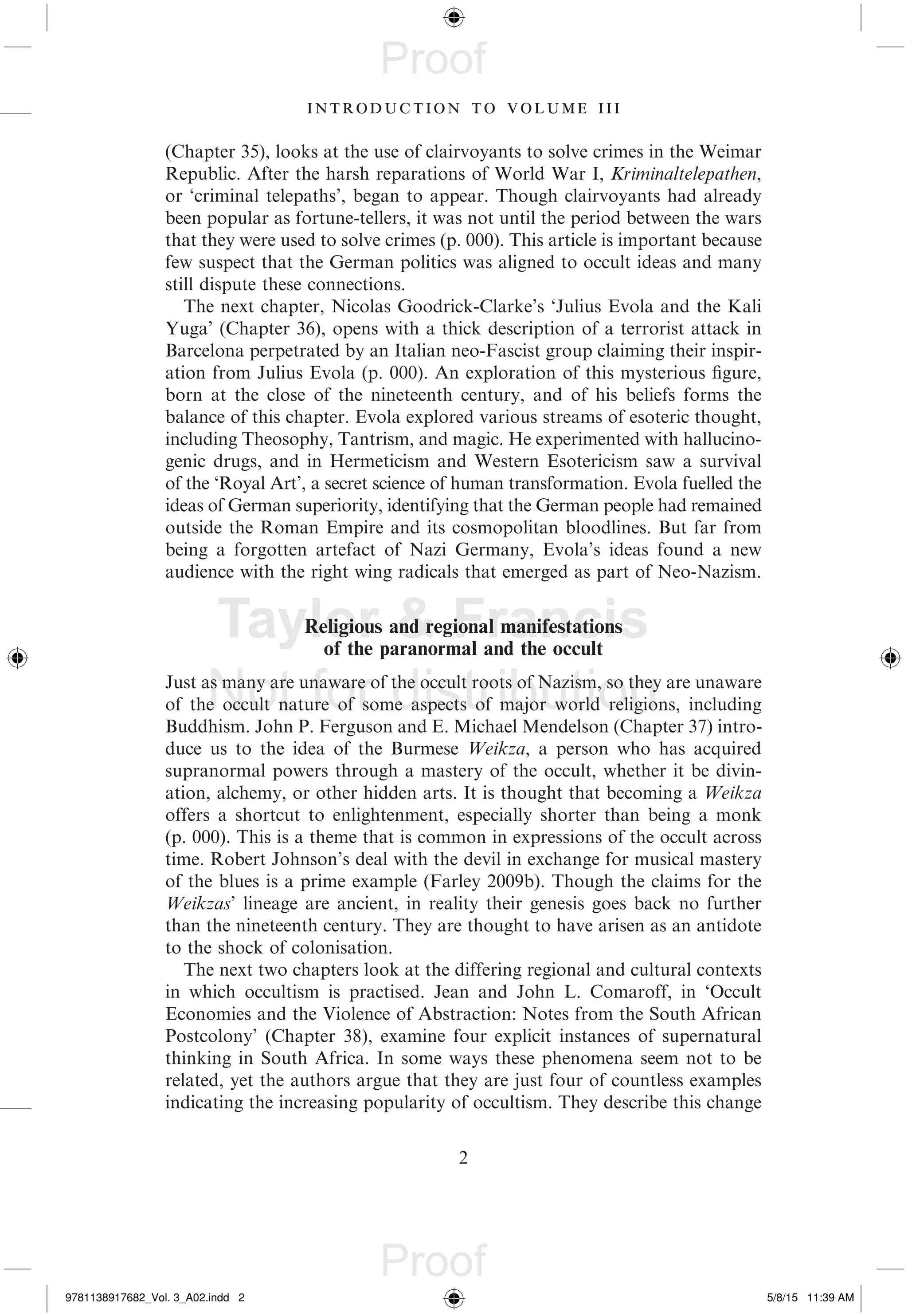 Introduction to Volume III | PDF