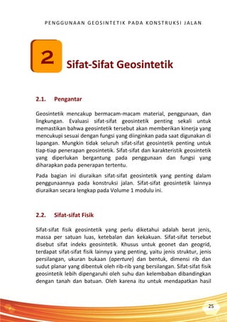 penggunaan geosintetik untuk konstruksi jalan | PDF
