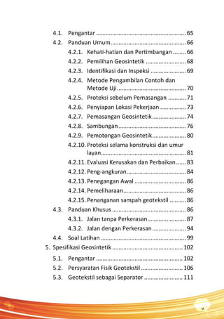 penggunaan geosintetik untuk konstruksi jalan | PDF