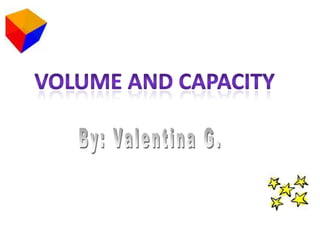 Volume And Capacity Pptx