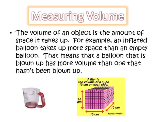 Volume and capacity | PPT