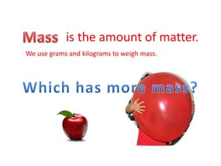 Volume and mass | PPTX