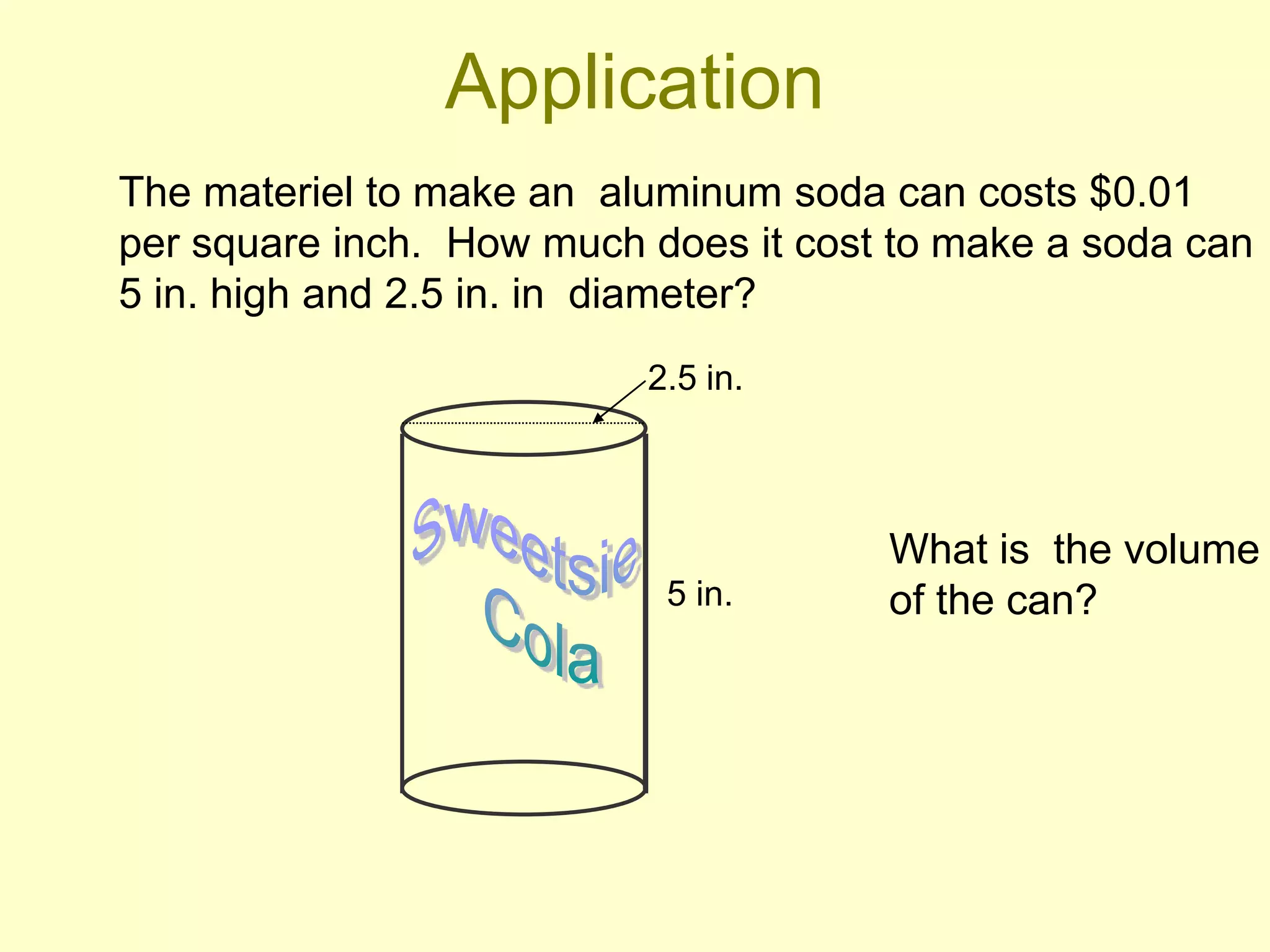 Volume and surface area | PPT