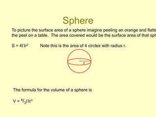 Volume and surface area | PPT