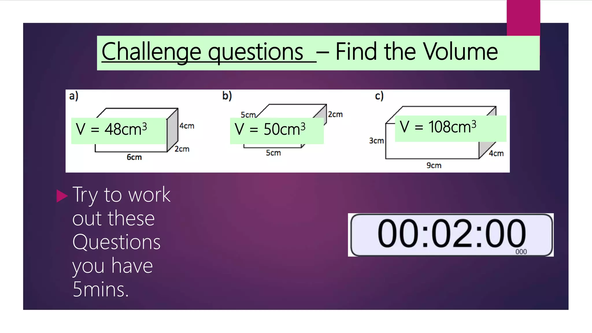 Volume and surface area | PPTX