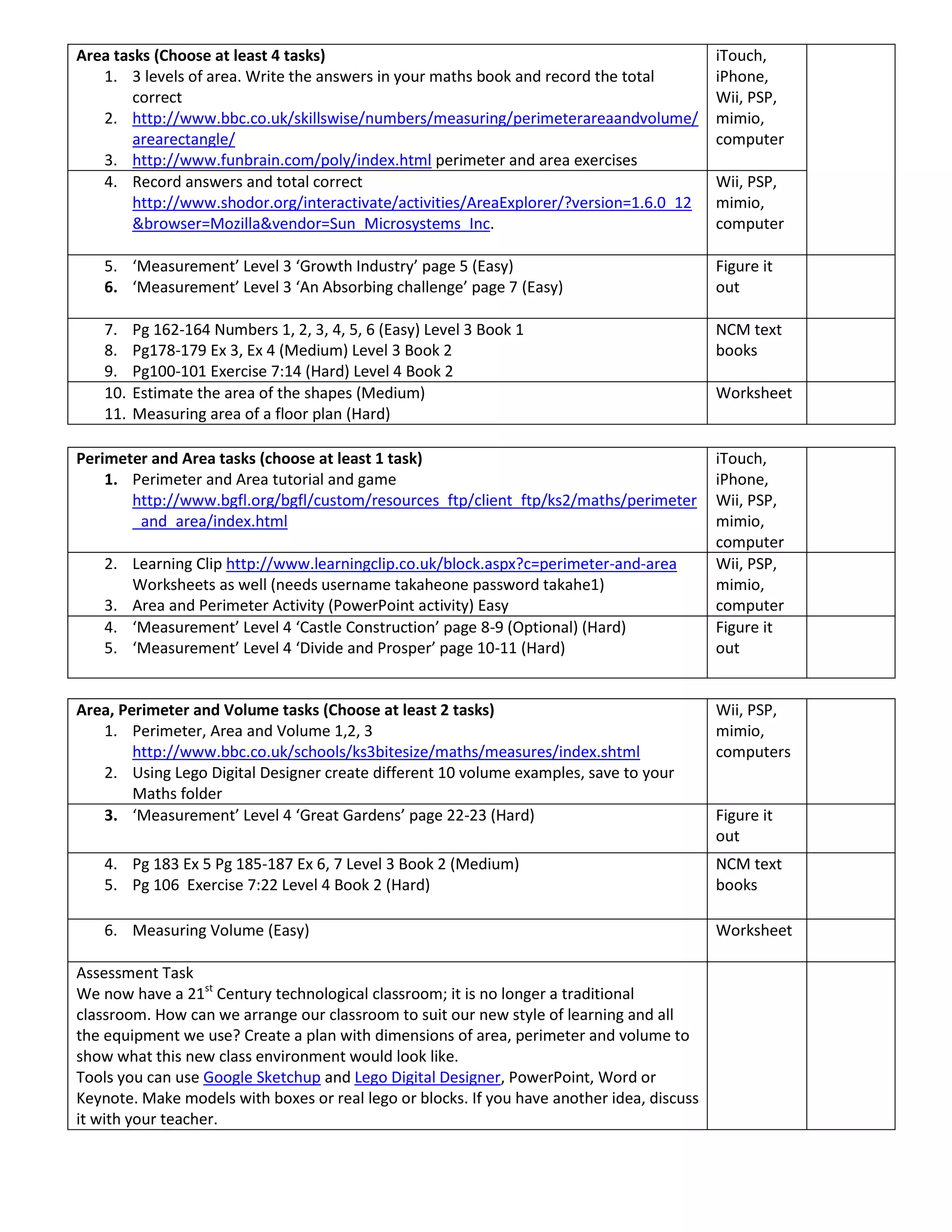 Volume Area Perimeter Interactive Student Worksheet | DOCX Volume Area Perimeter Interactive Student Worksheet | DOCX