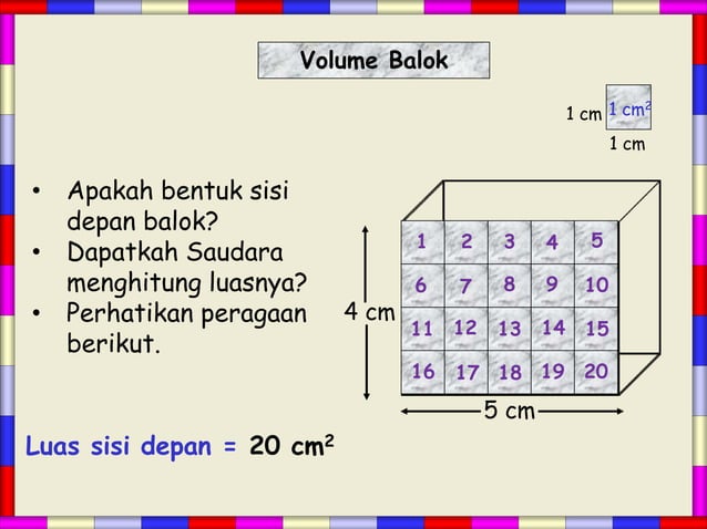 Volume balok | PPT
